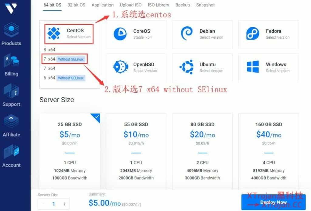 Vultr VPS 购买和 SS + v2ray-plugin +BBR 一键搭建教程 - XTrojan黑科技