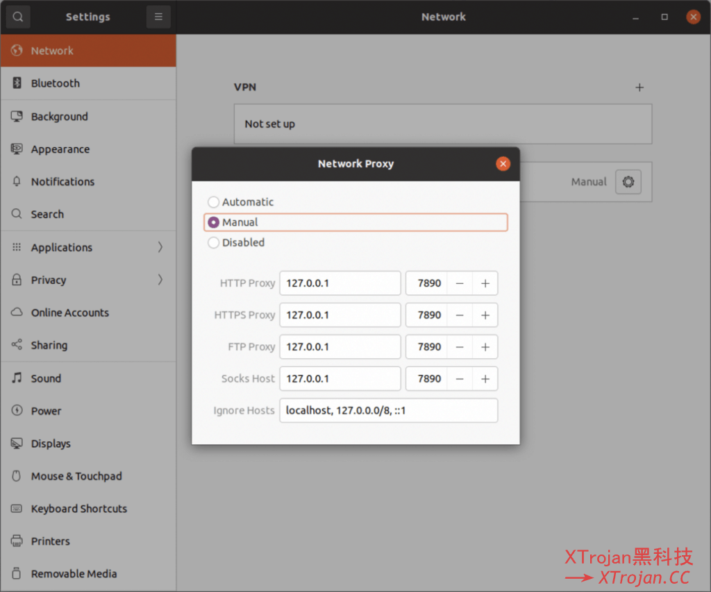 Clash for Ubuntu Desktop 代理使用教程 - XTrojan黑科技