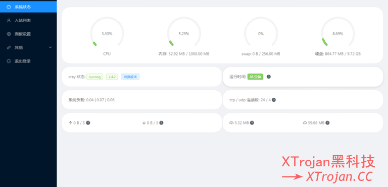 在VPS上使用X-ui搭建节点的详细图文教程 - XTrojan黑科技